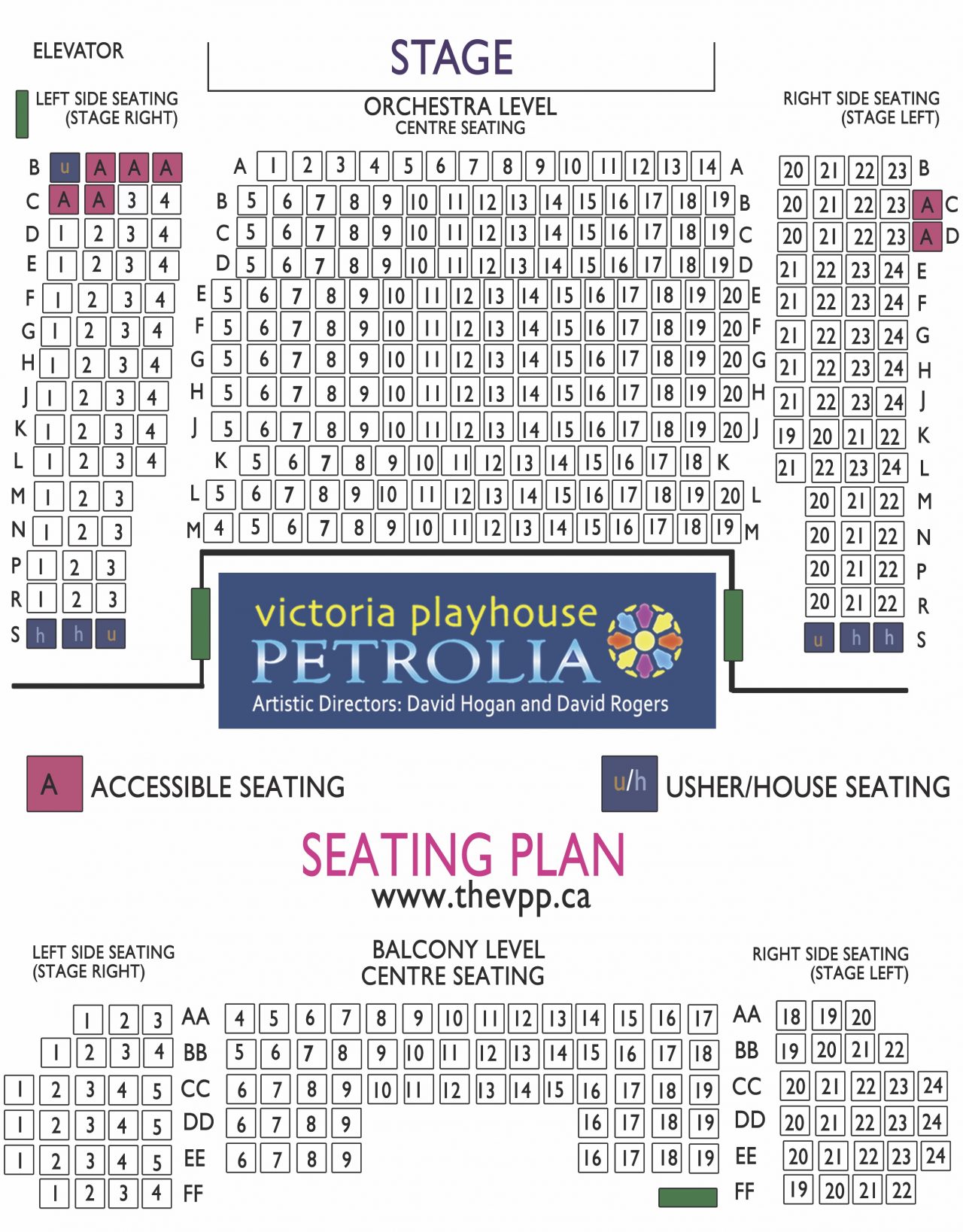 Seating Plan Copy | Victoria Playhouse Petrolia